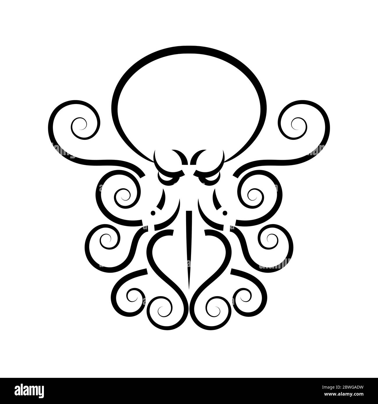 Tribal Octopus Tattoo Designs