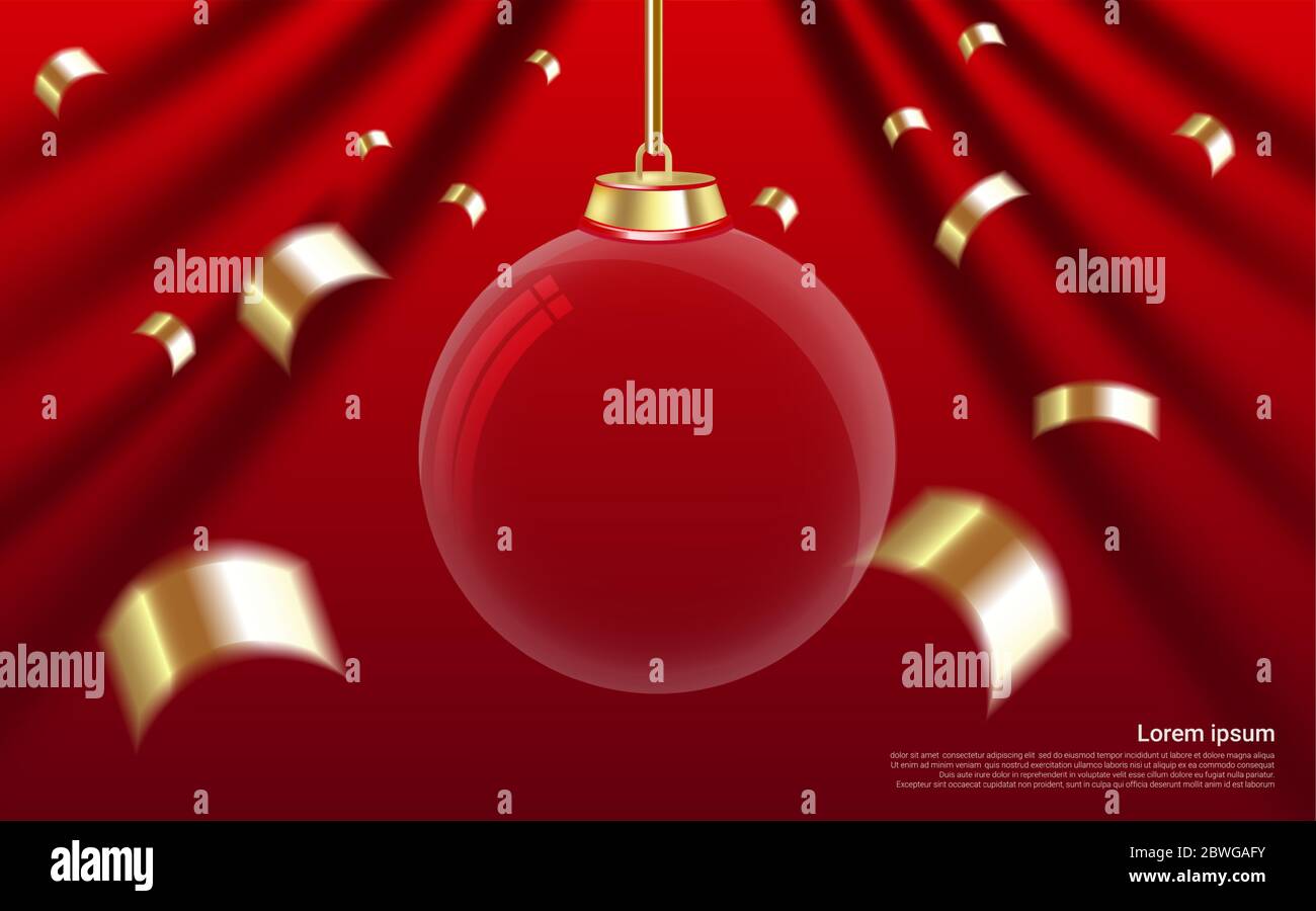 Christmas background interior new Stock Vector Images - Alamy