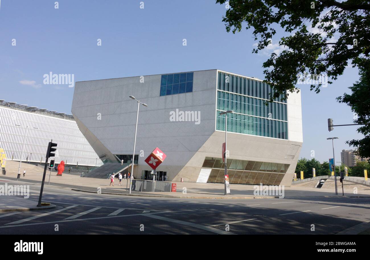 The Casa da Musica Concert Hall Building Exterior Porto Portugal Stock ...