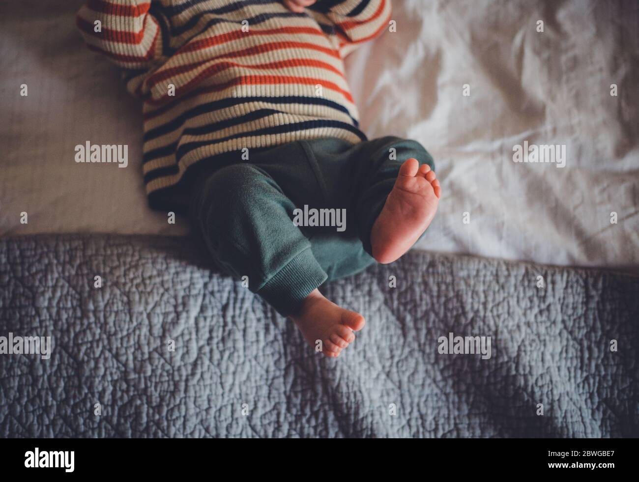Sleeping baby boy Stock Photo - Alamy