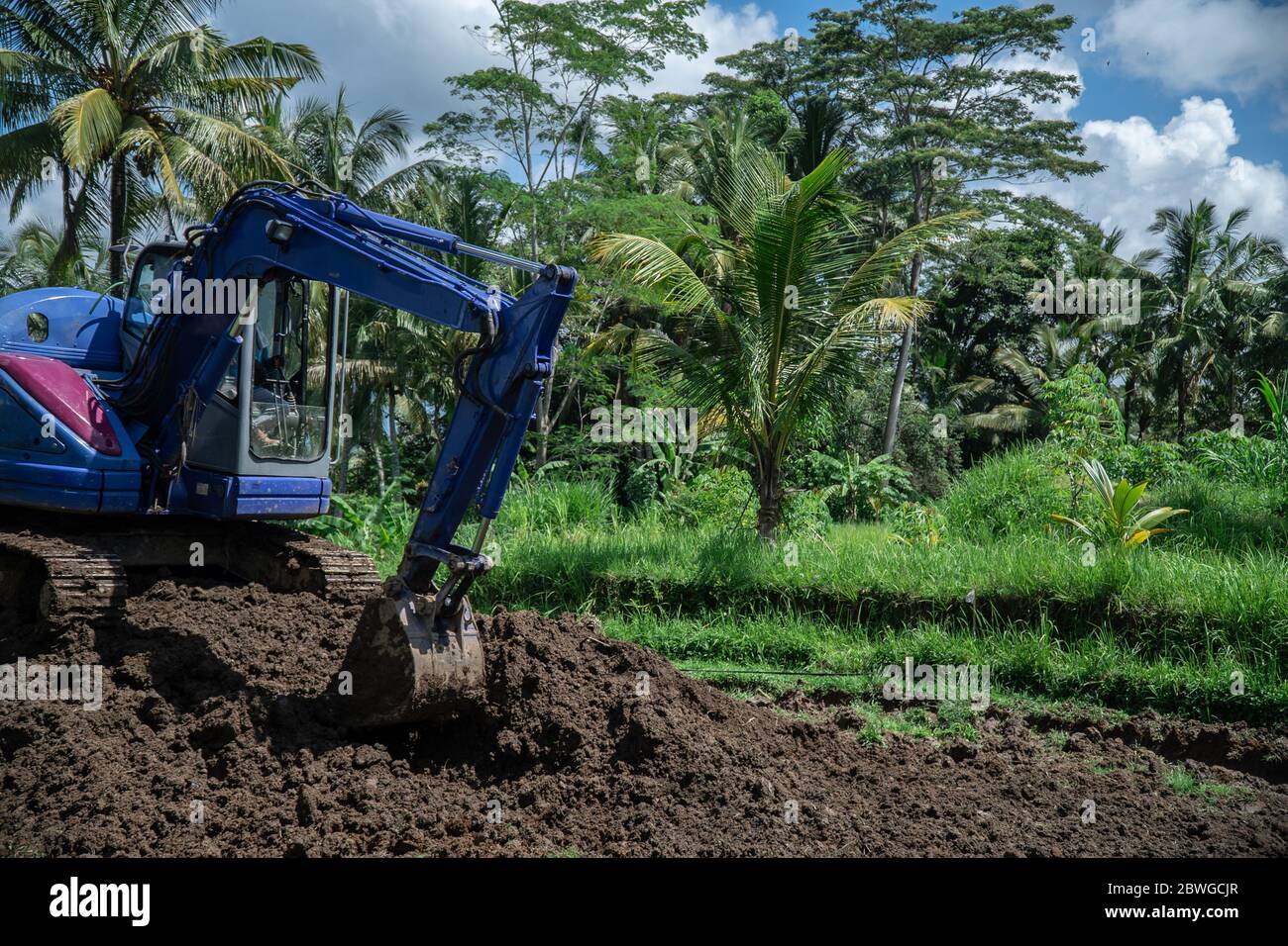 Deforestation logging excavator brazil forest hi-res stock photography ...