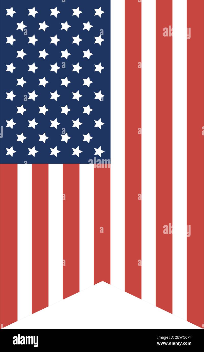 Usa flag banner vector design Stock Vector Image & Art - Alamy