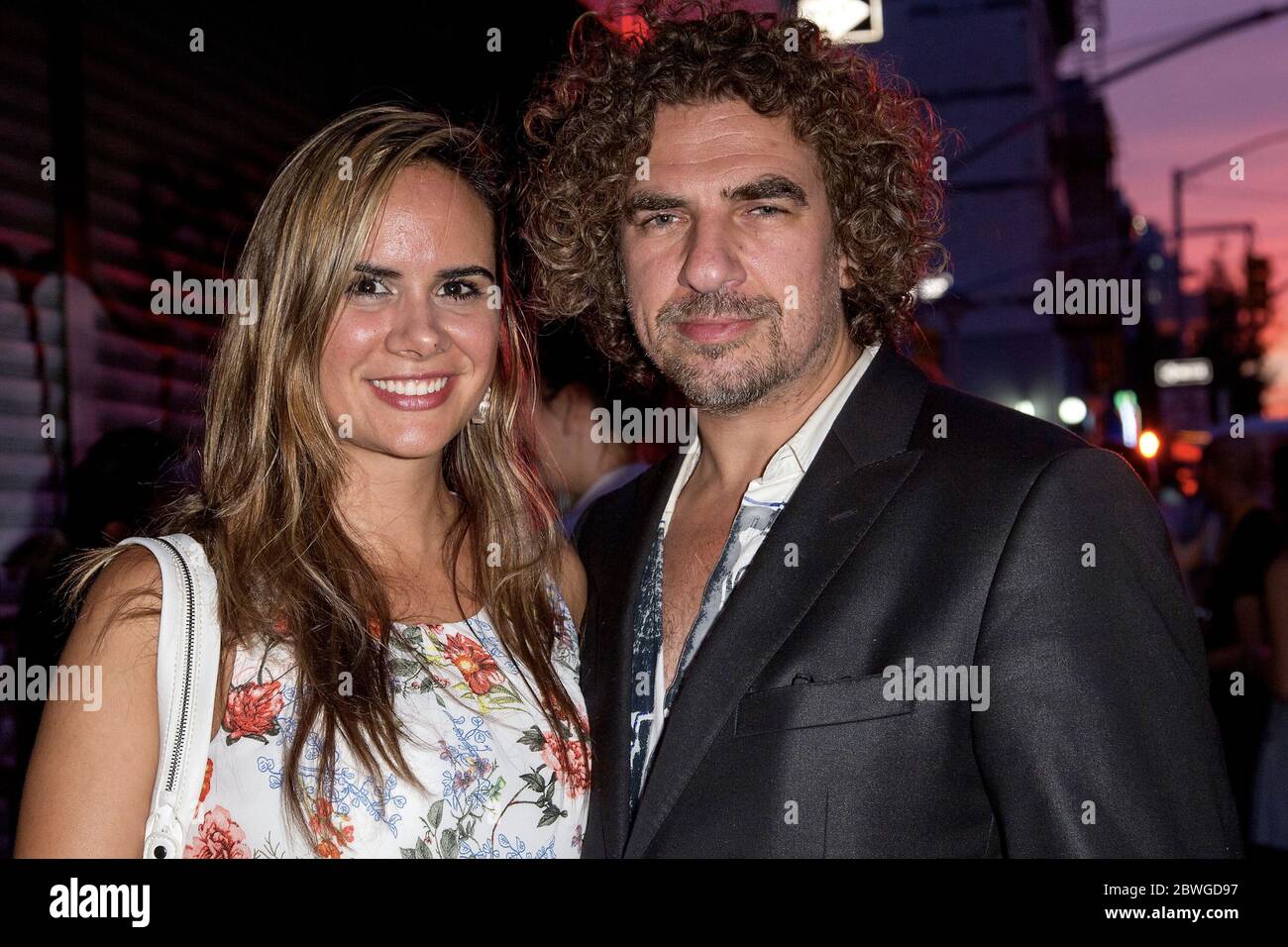 New York, NY, USA. 23 June, 2015. Manuela Reyes, Peter Luders at the ...