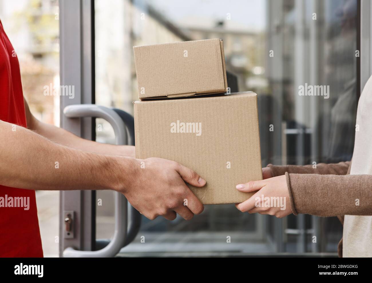 Service hands hi-res stock photography and images - Alamy