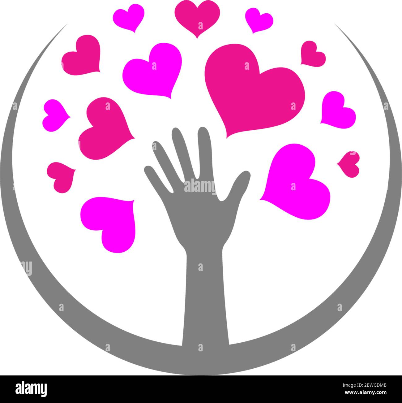 Love community care logo icon illustration Stock Vector Image & Art - Alamy