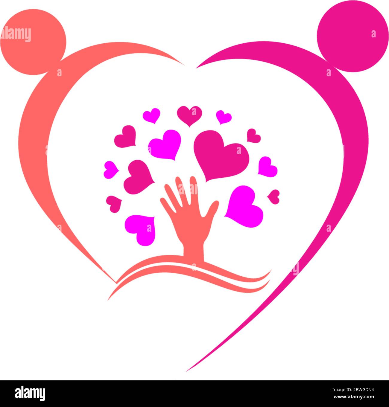 Love community care logo icon illustration Stock Vector Image & Art - Alamy