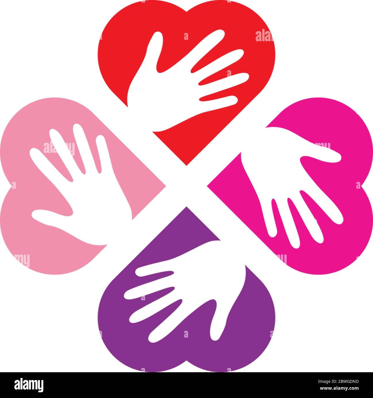 Love community care logo icon illustration Stock Vector Image & Art - Alamy