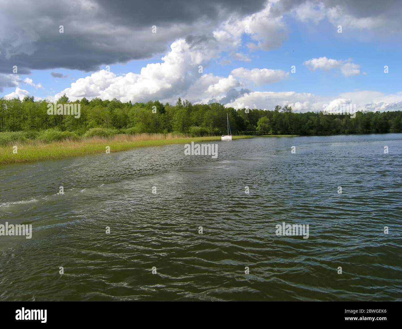 The scenic Masurian Lake District in Poland Stock Photo - Alamy