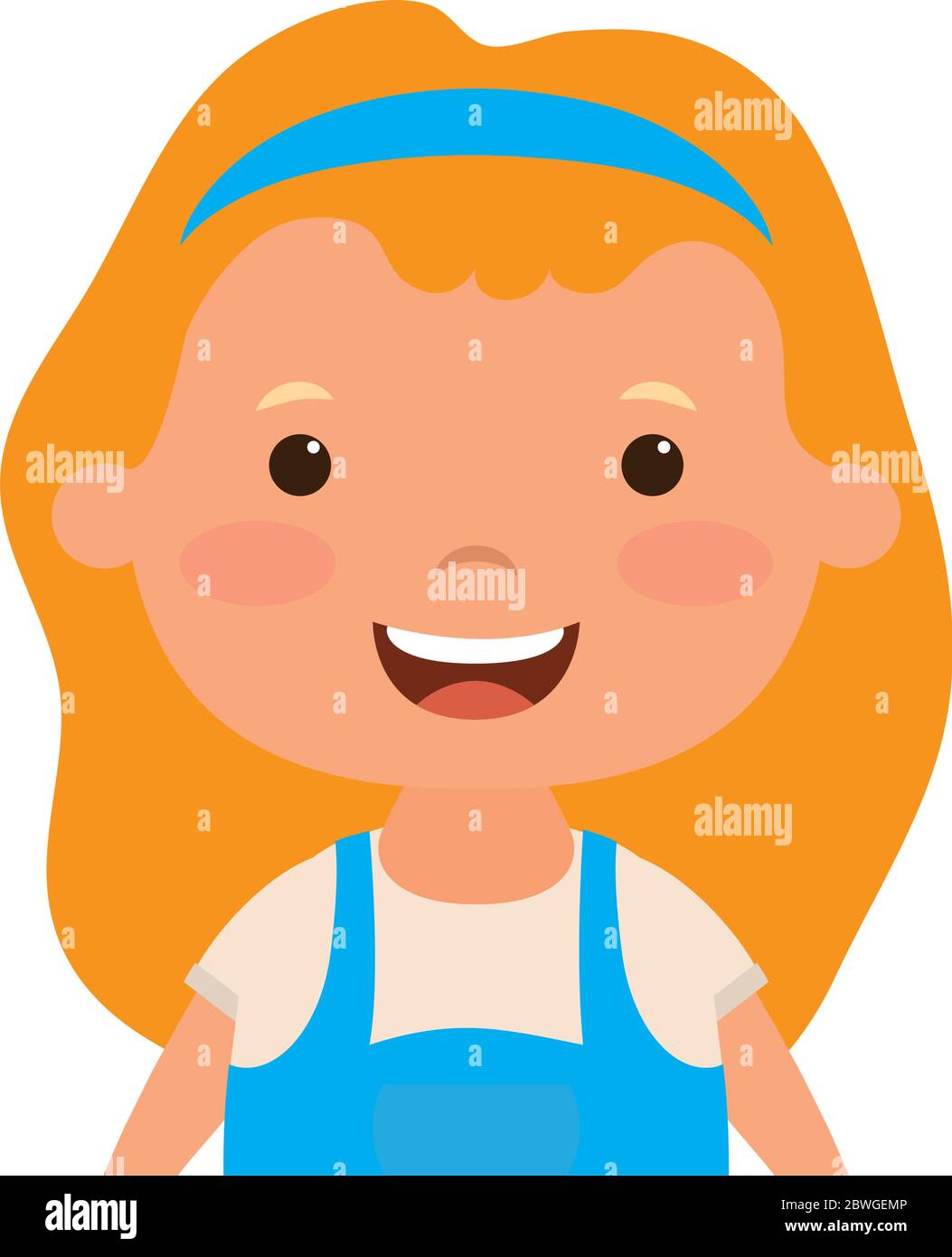 Isolated girl cartoon vector design Stock Vector Image & Art - Alamy