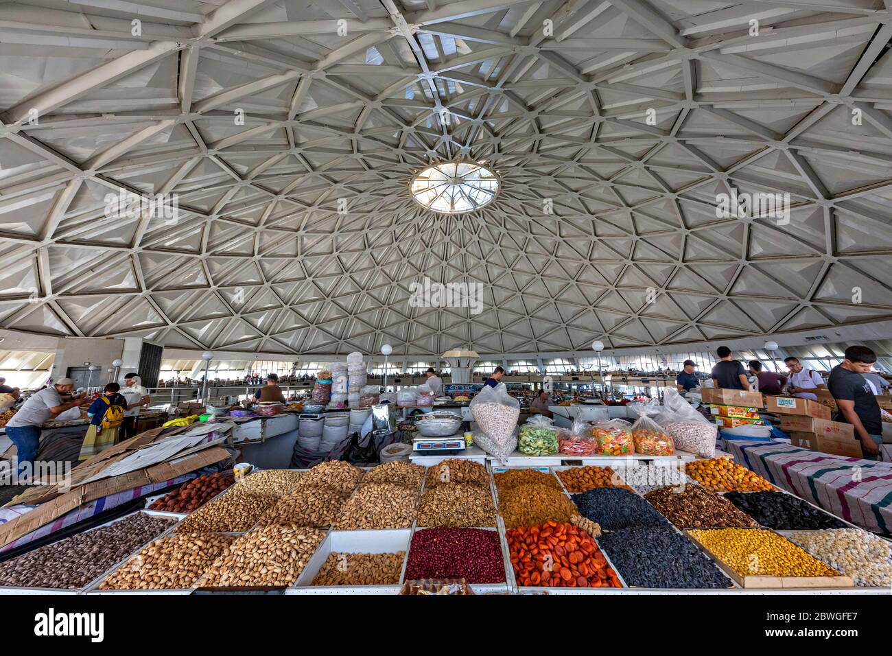 Dried fruits in Chorsu Bazaar, in Tashkent, Uzbekistan Stock Photo - Alamy