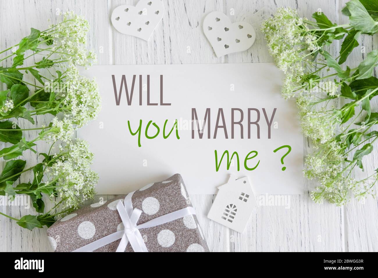 Will you marry me. The inscription on the card to a friend. Greeting ...