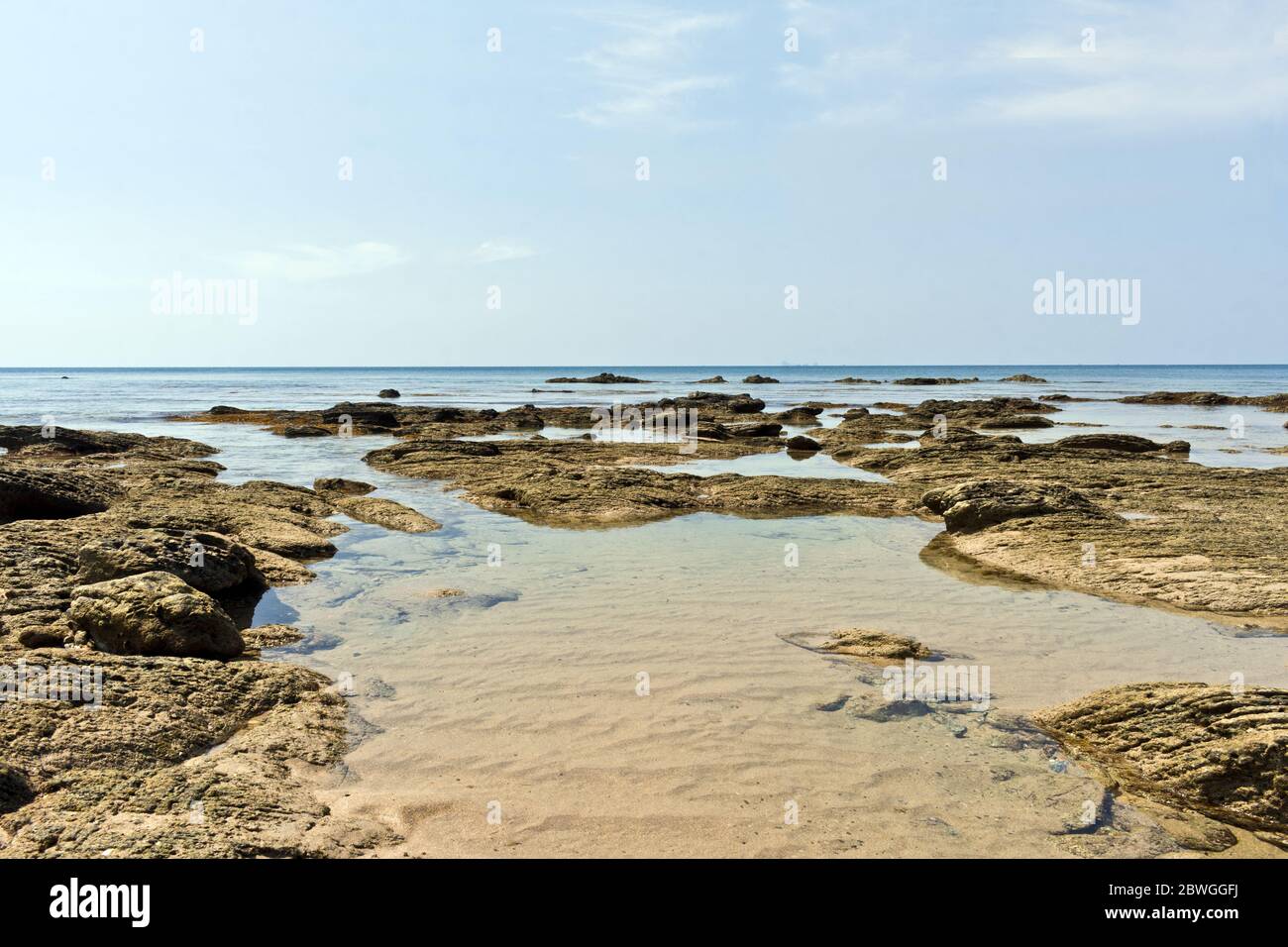 Beautiful Rocky Beach at Koh Lanta, Thailand, Asia Stock Photo - Alamy