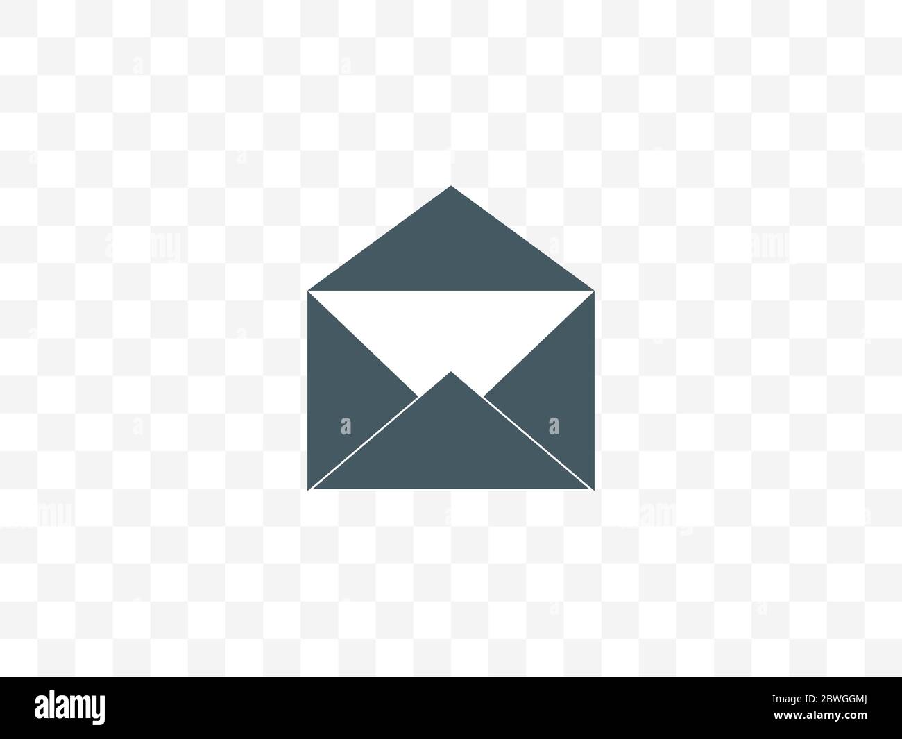Communication, envelope, message icon. Vector illustration, flat design ...