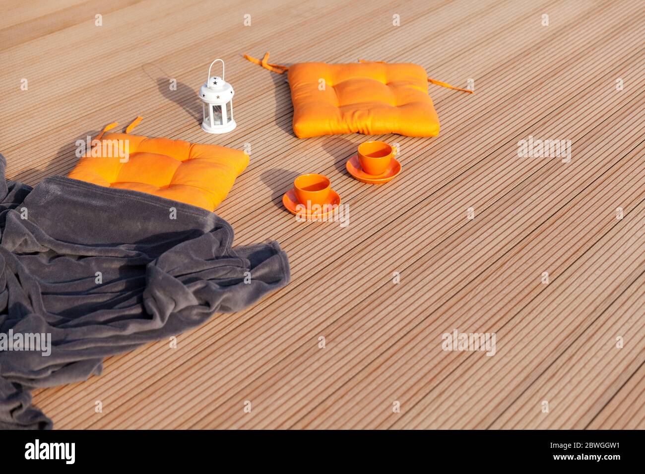 wooden decking outside floor, close up Stock Photo - Alamy