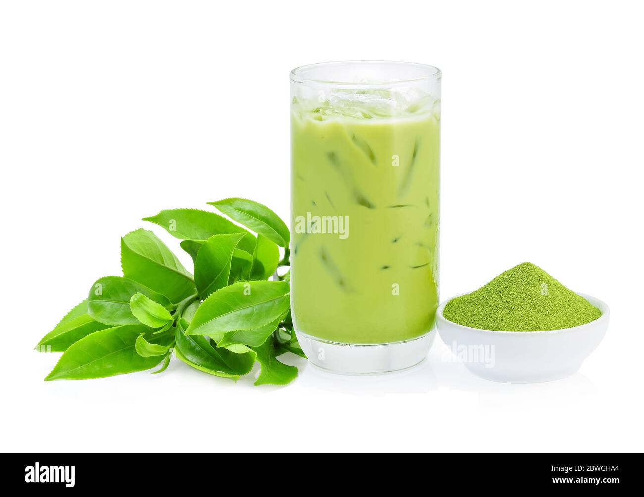 Milk tea thai green Cut Out Stock Images & Pictures - Alamy