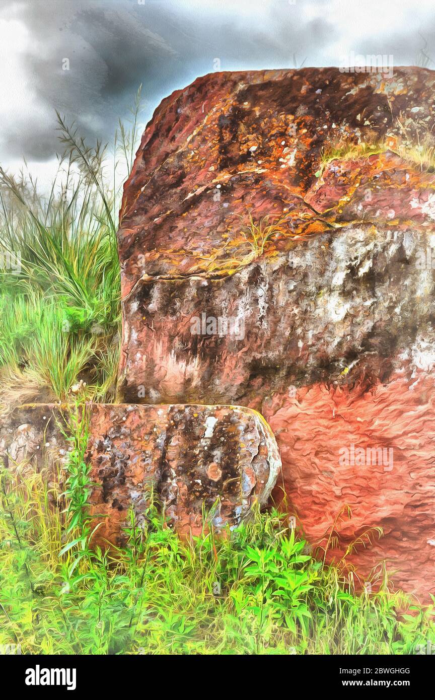 Tumulus drawing hi-res stock photography and images - Alamy