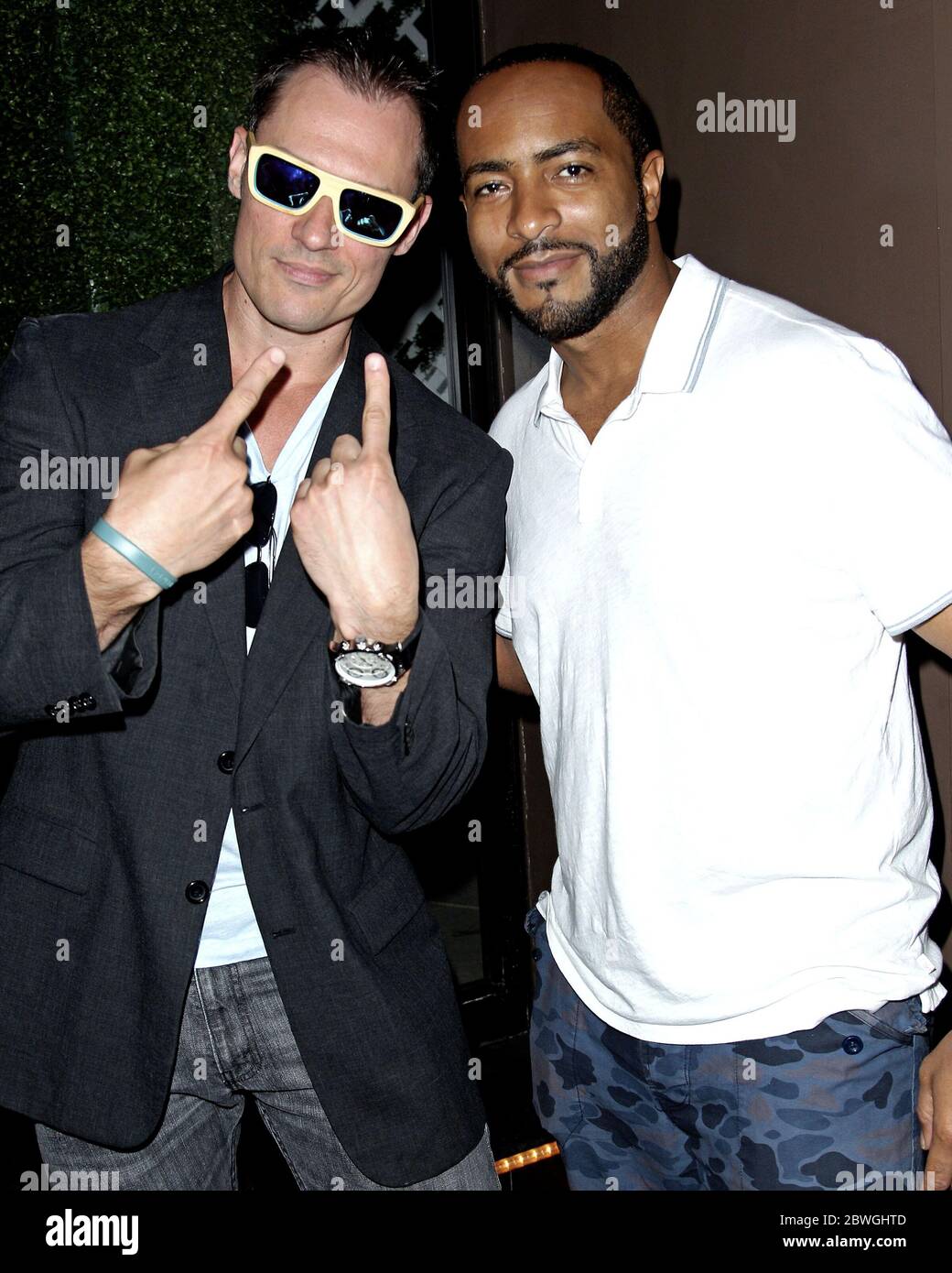 New York, NY, USA. 9 July, 2015. Keith Collins, Sharif Gordon at the ...
