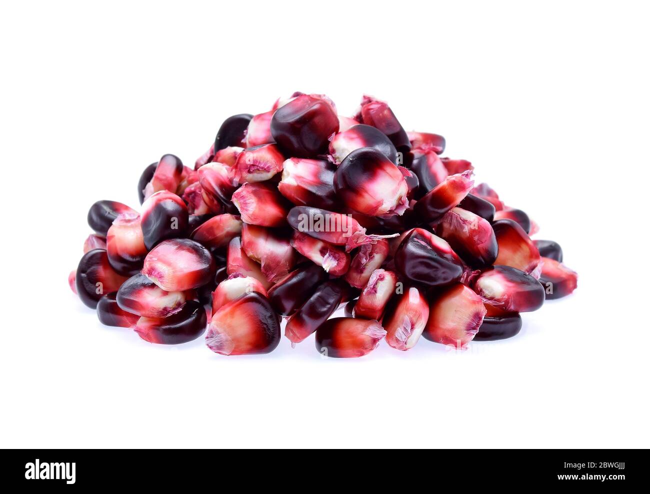 purple corn on white background Stock Photo - Alamy