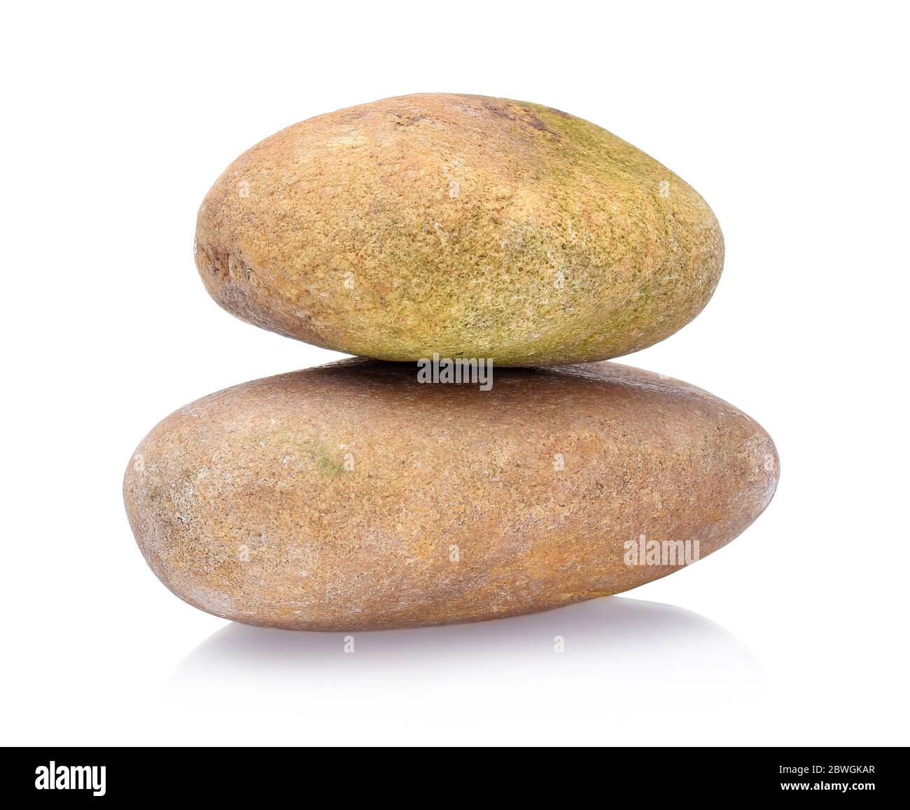 Stones isolated on white background Stock Photo - Alamy