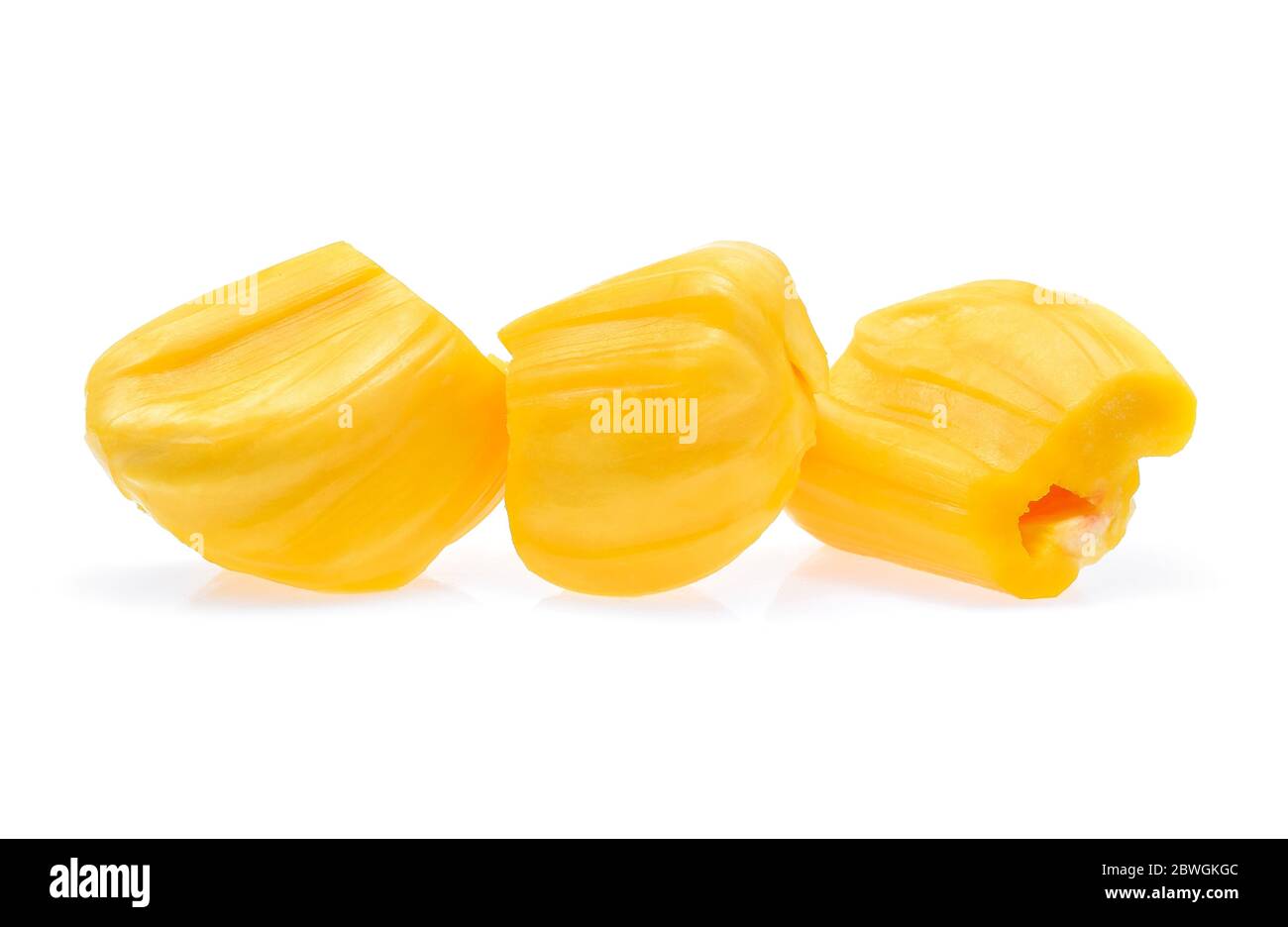 Ripe Jackfruit isolated on white background Stock Photo - Alamy