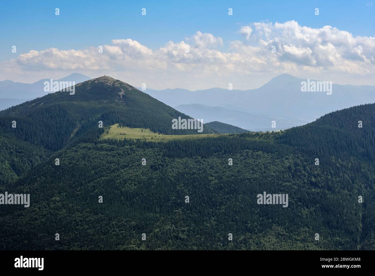 Dramatic clouds in the overcast sky view. Climate, environment and ...