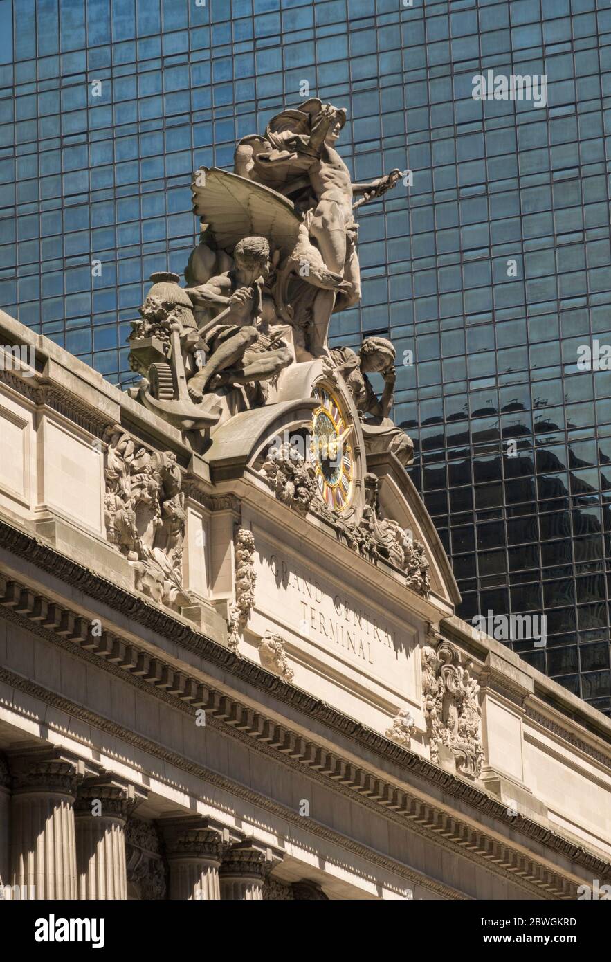 Facade Of Iconic Grand Central Terminal NYC USA Stock Photo Alamy