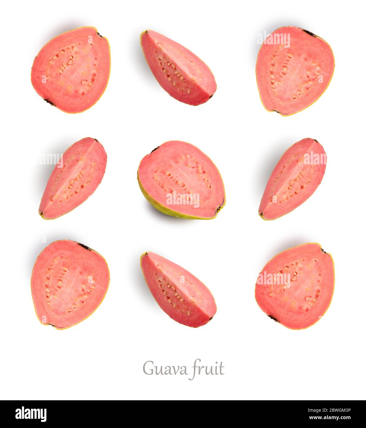 Seamless guava fruits Cut Out Stock Images & Pictures - Alamy
