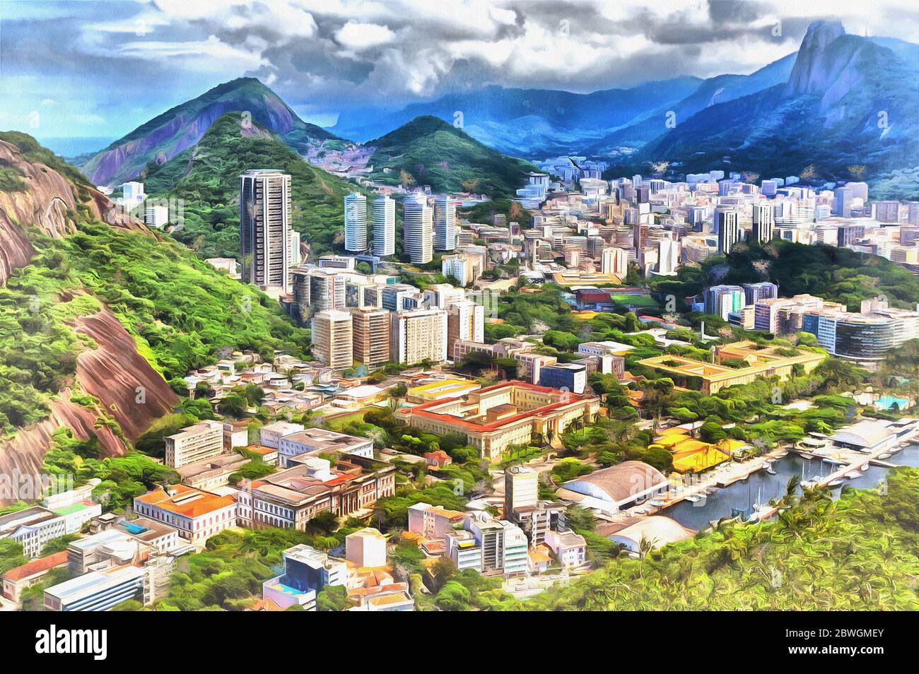 Painting artwork de janeiro hi-res stock photography and images - Alamy