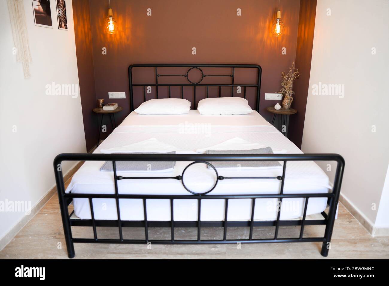 Clean hotel room in antalya turkey Stock Photo - Alamy