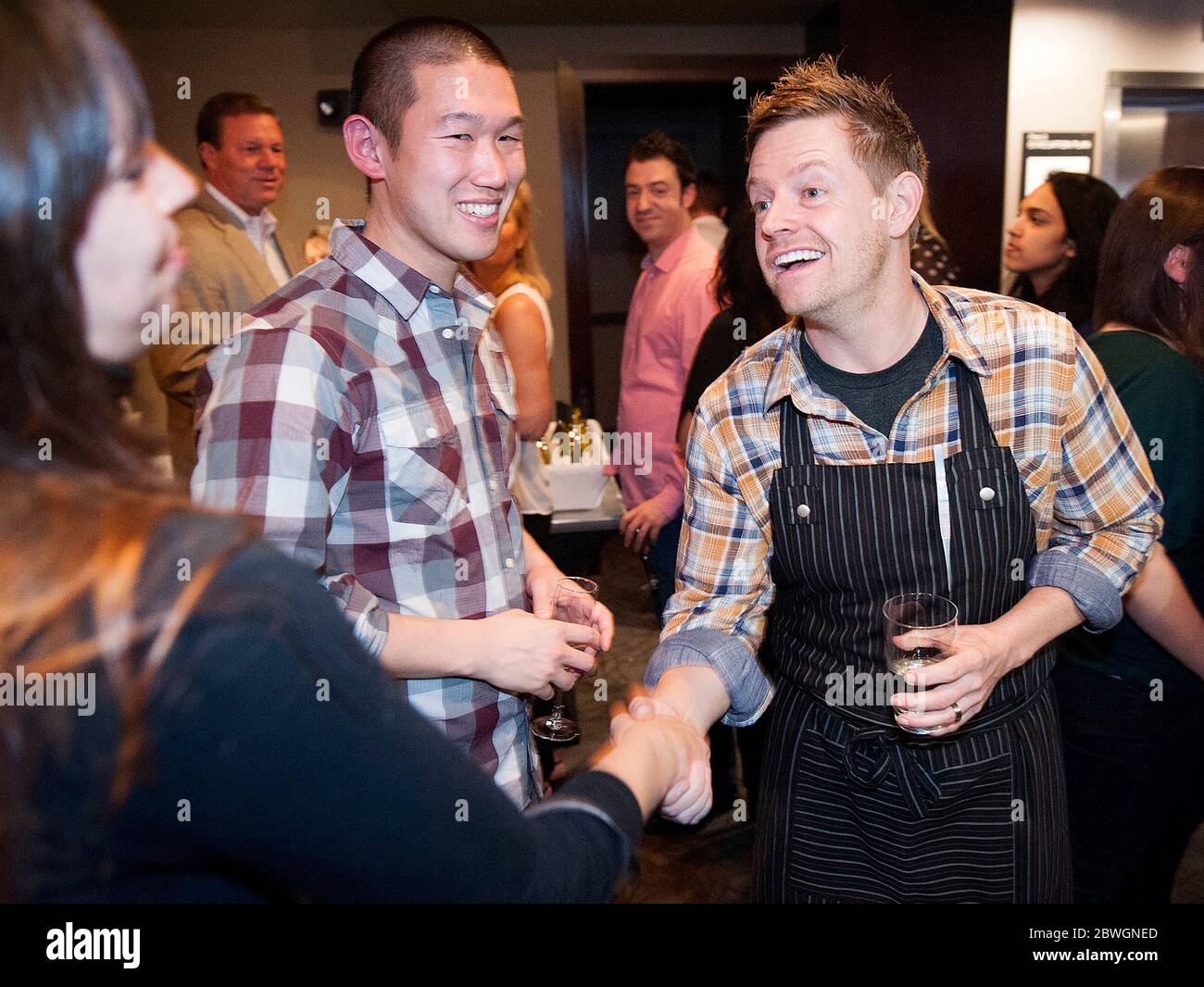 Top Chef All Stars winner Richard Blais cooks in St. Louis Stock Photo ...