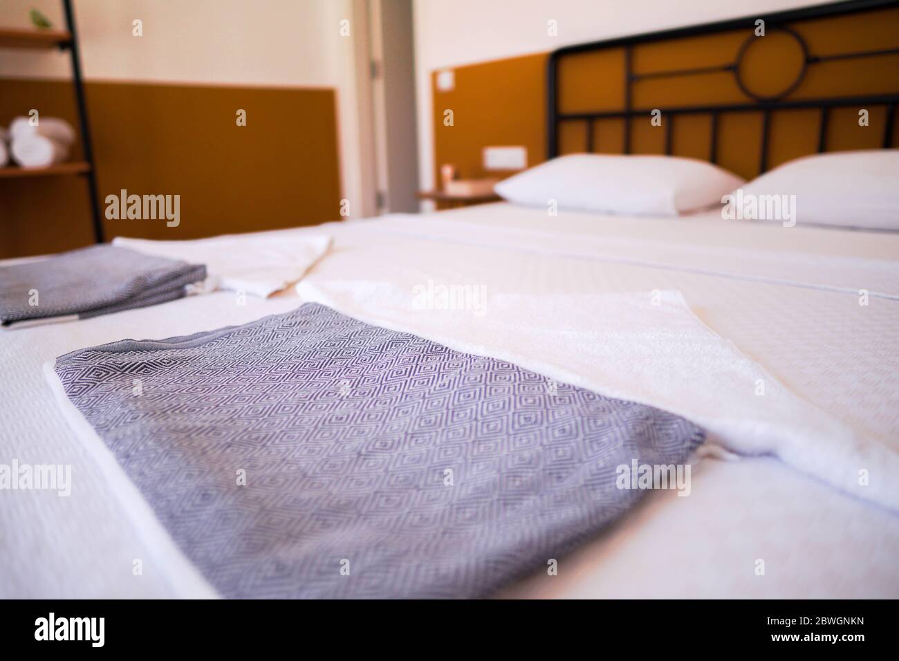 Clean hotel room in antalya turkey Stock Photo - Alamy