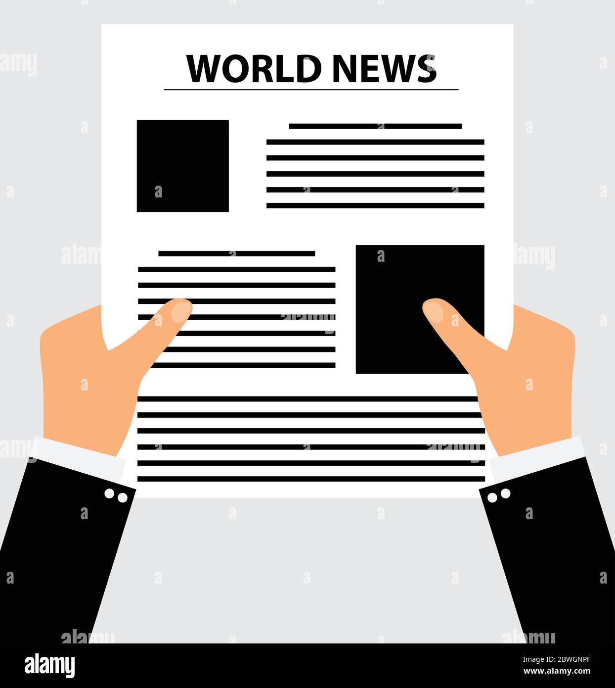 International newspaper Stock Vector Images - Alamy