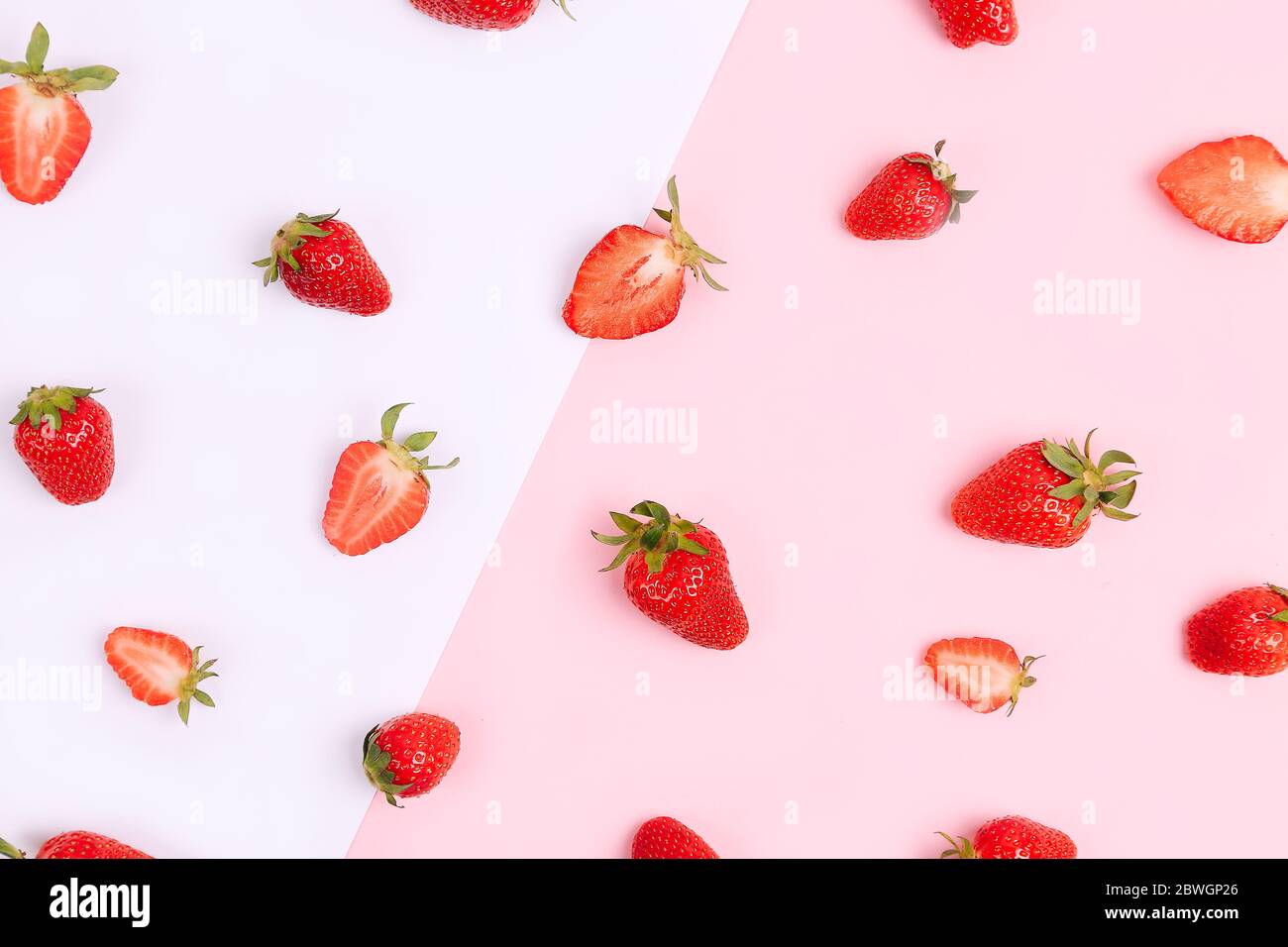 Seamless pattern with strawberries. Tropical abstract background ...
