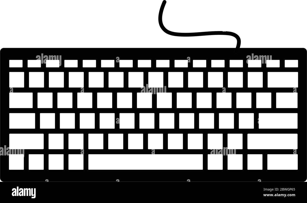 Typing key Stock Vector Images - Alamy