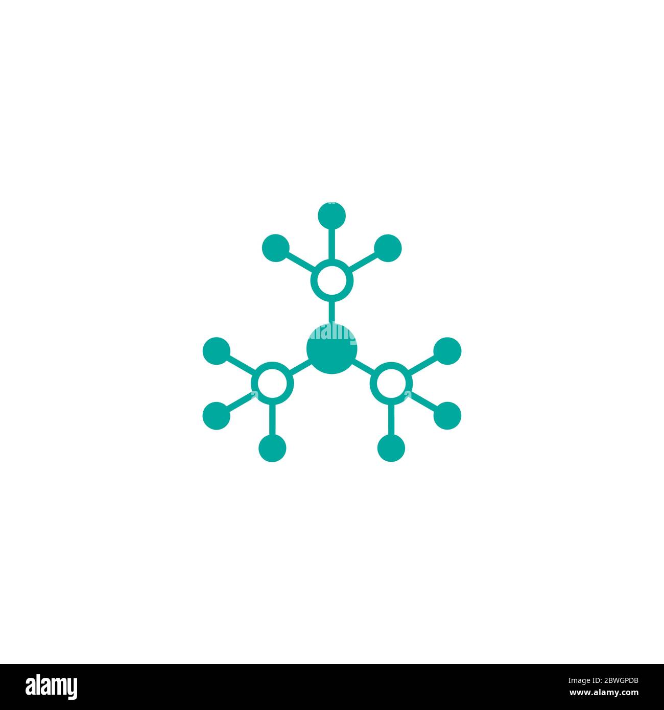 Hub Network Connection Line Icon Isolated On White Tech Or Technology