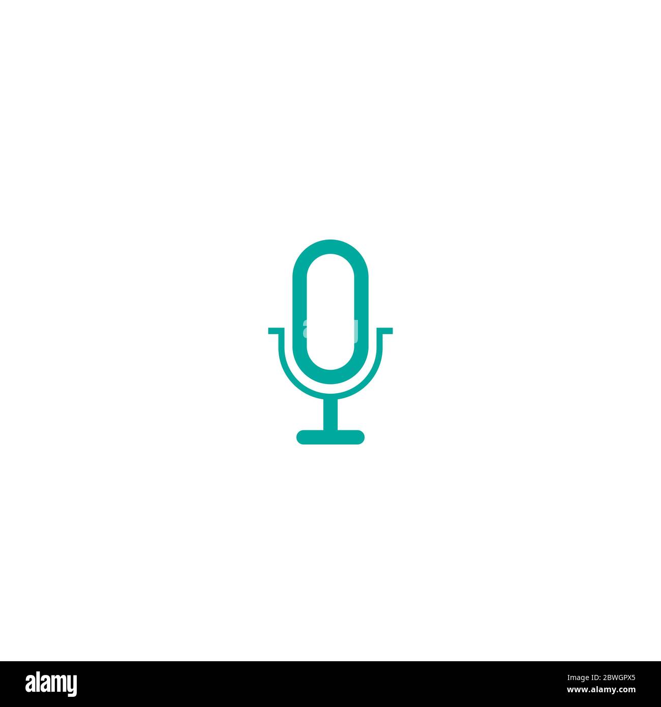 Microphone Icon Blue
