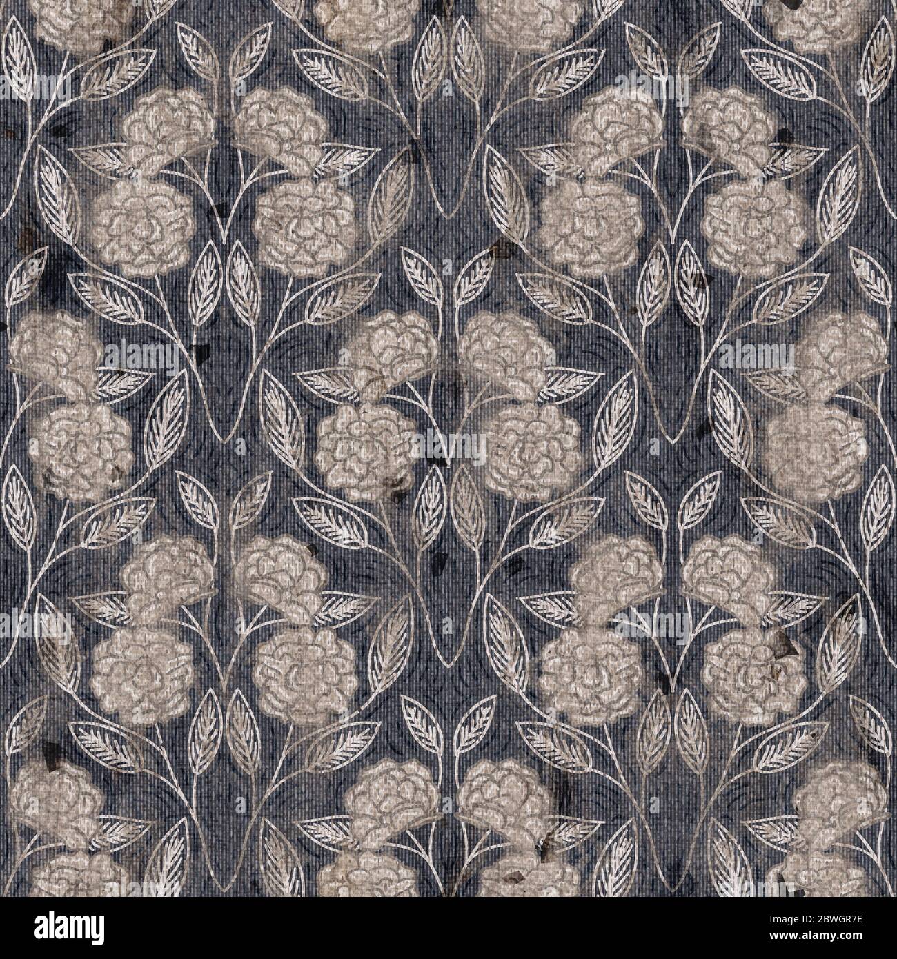 Worn faded white denim jean texture pattern swatch Stock Photo - Alamy