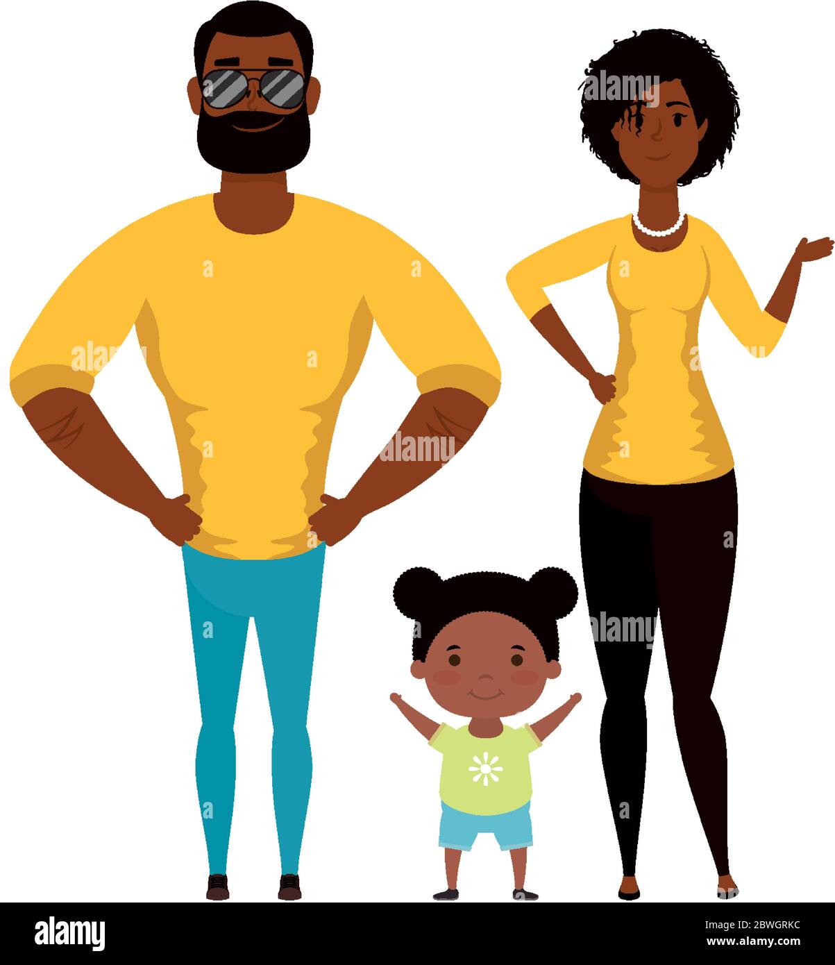 Mother father and daughter vector design Stock Vector Image & Art - Alamy