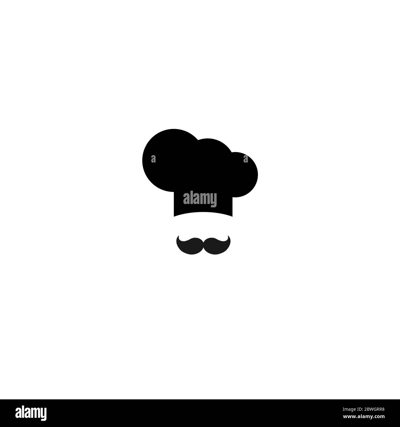 Funny chef mustache Cut Out Stock Images & Pictures - Alamy