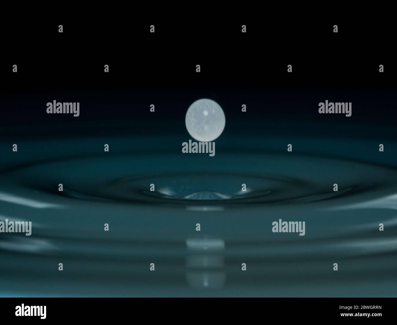 Droplet or Moon Stock Photo - Alamy