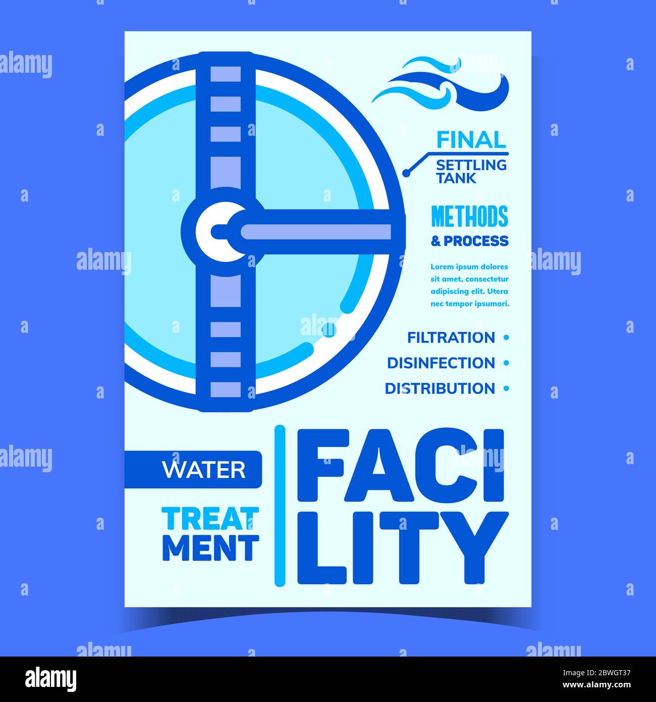 Water Banner Vector
