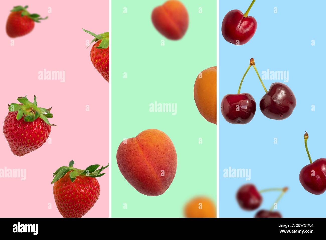 Healthy food collage hi-res stock photography and images - Alamy