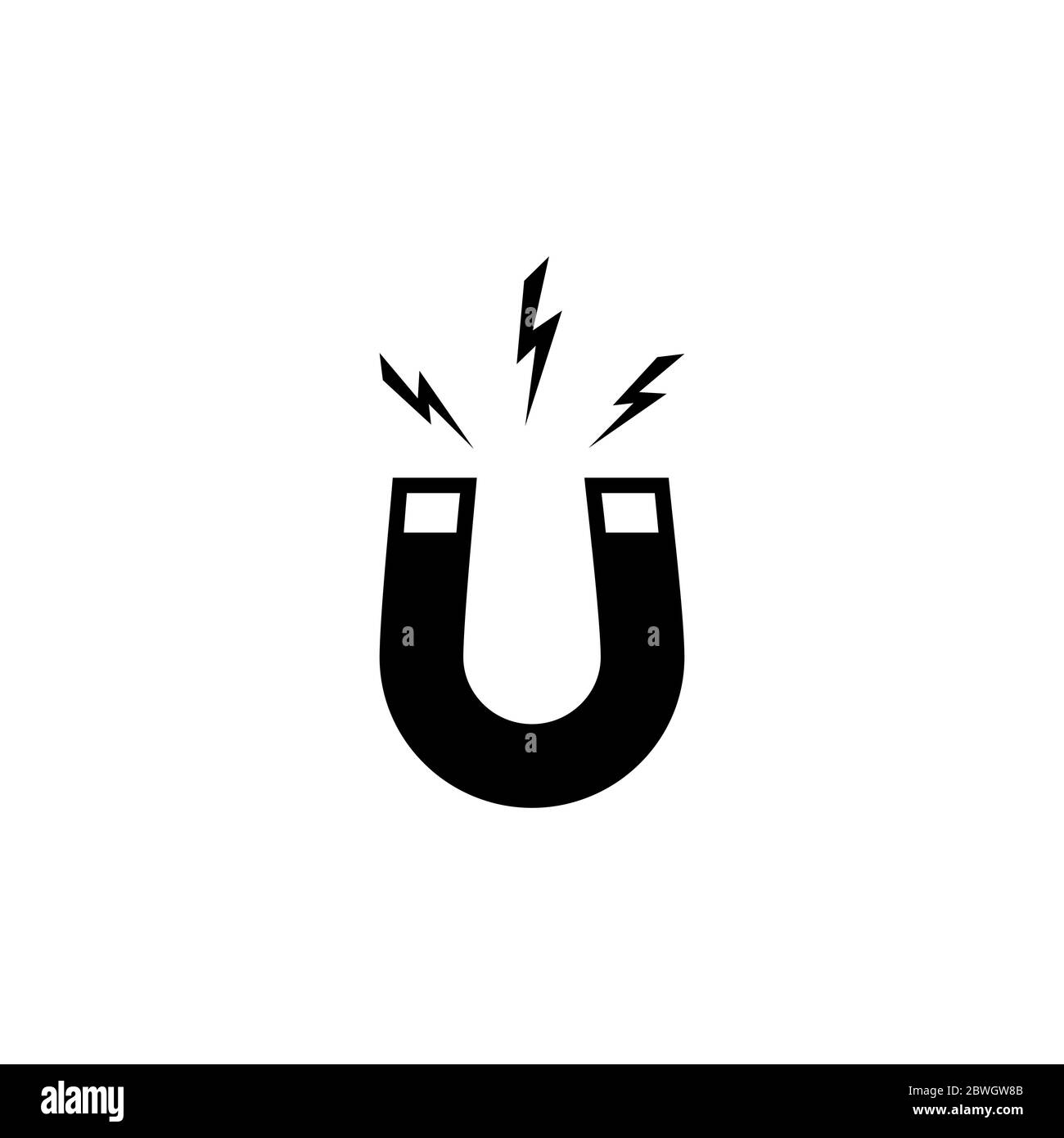 Strong Magnetic Field Icon Symbol Premium Quality Vector Image ...