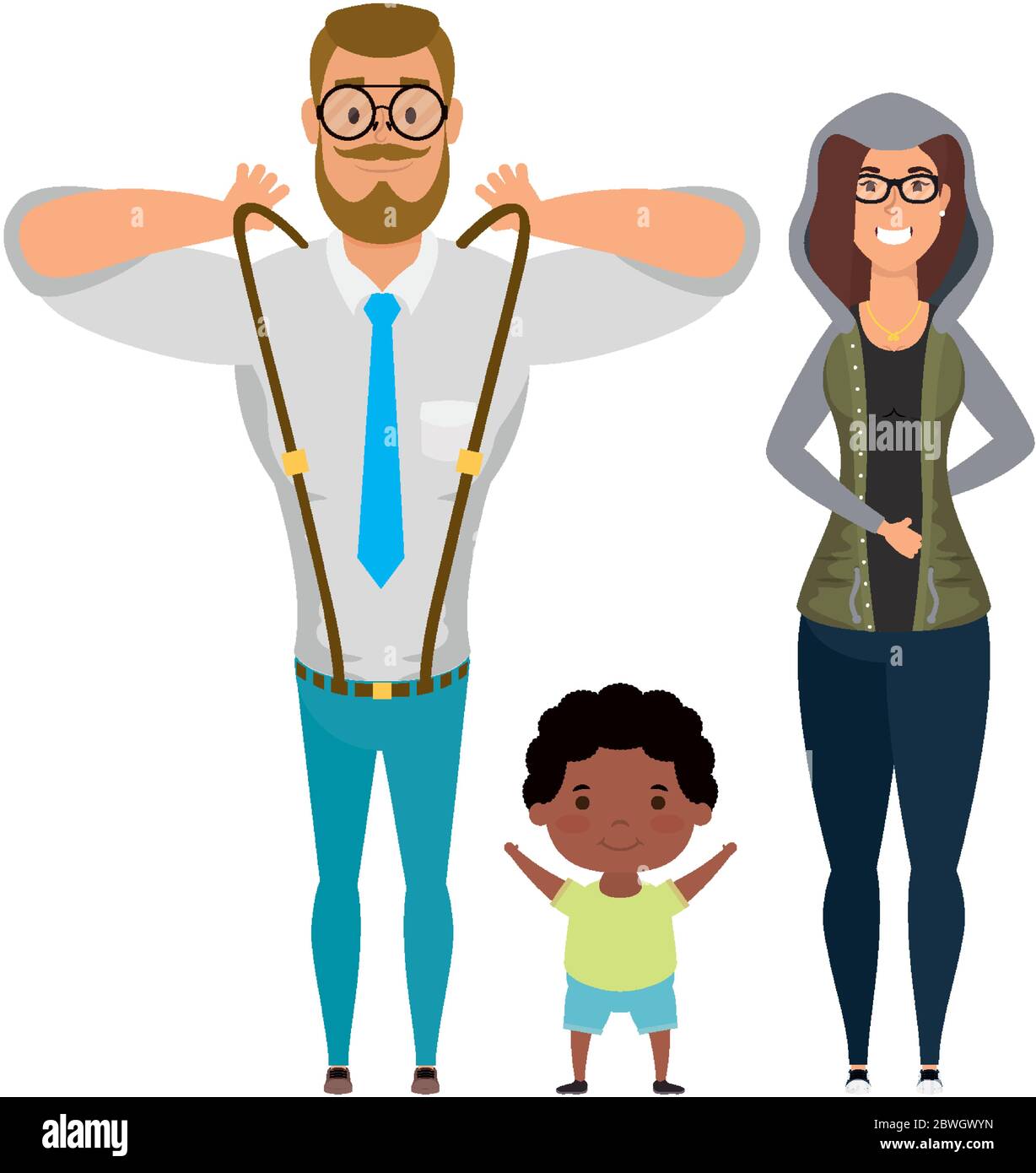 Mother father and son vector design Stock Vector Image & Art - Alamy