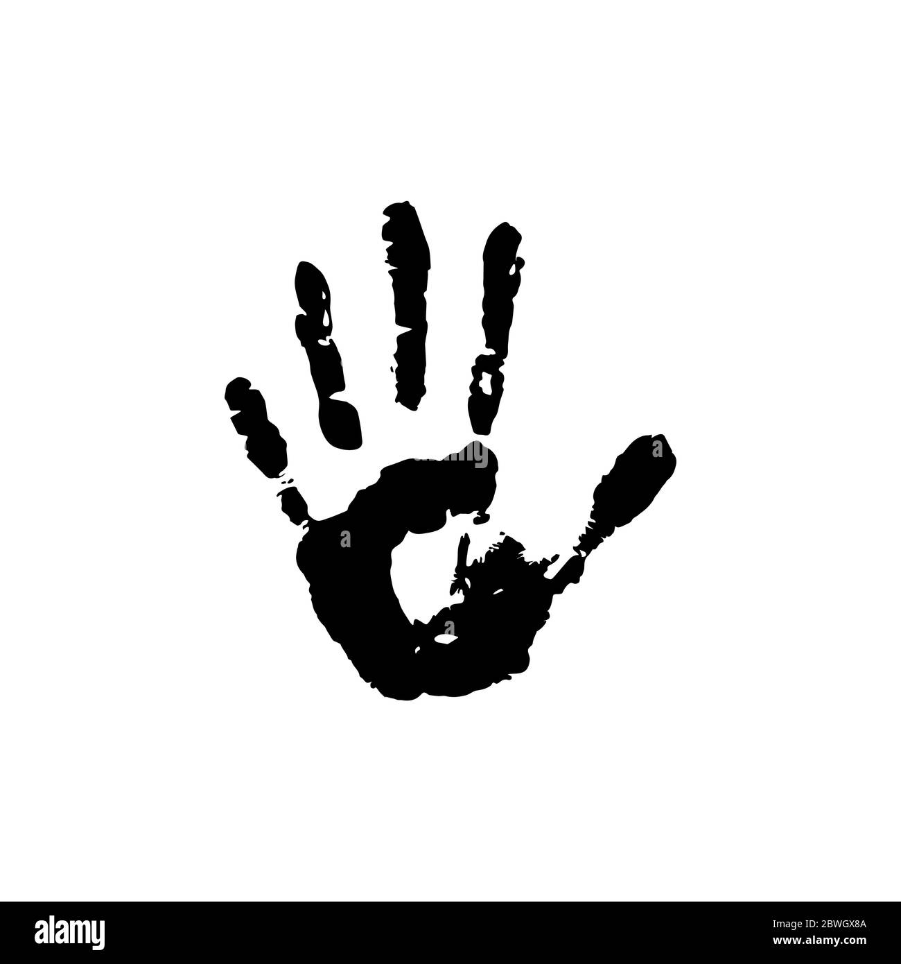 Messy fingers Stock Vector Images - Alamy