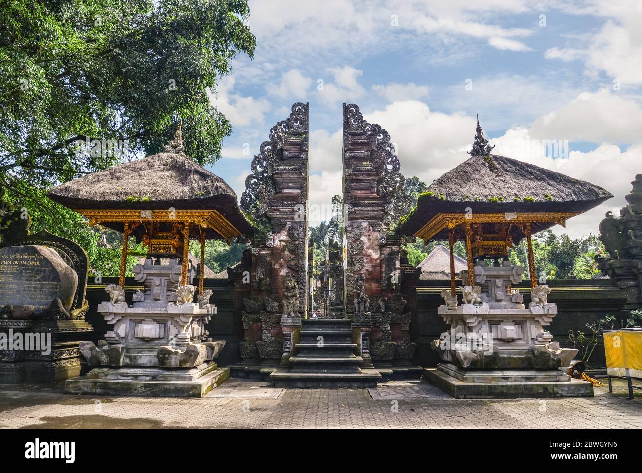 Territory of Holy Spring Water Temple (Pura Tirta Empul) on Bali ...