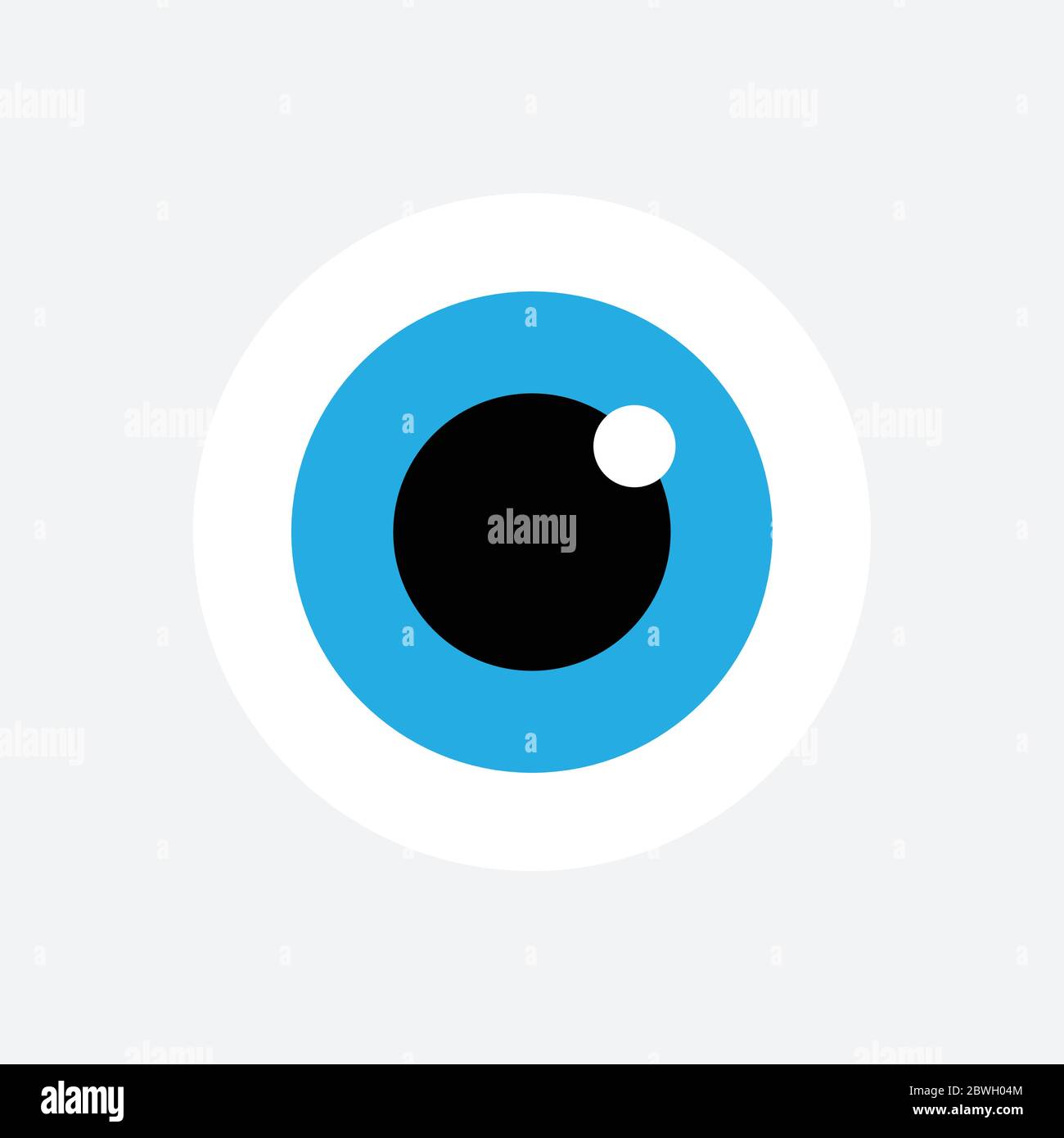 eye icon. blue eye symbols for web design Stock Vector Image & Art - Alamy
