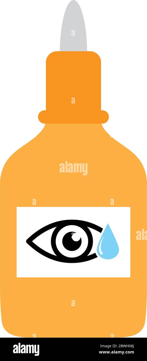 Eye drop bottle icon vector Eye drops line icon Stock Vector Image ...