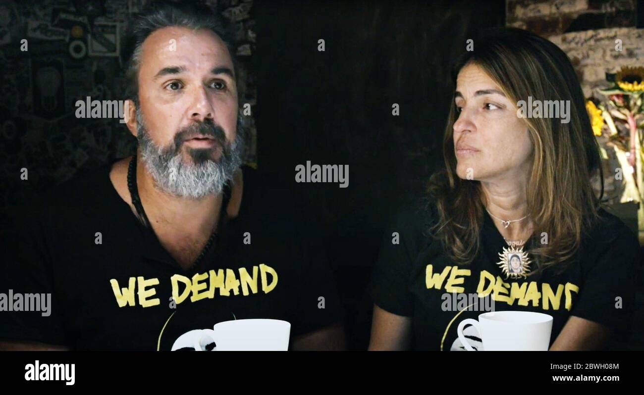 PARKLAND RISING, from left: graphic designer Manuel Oliver and his wife ...