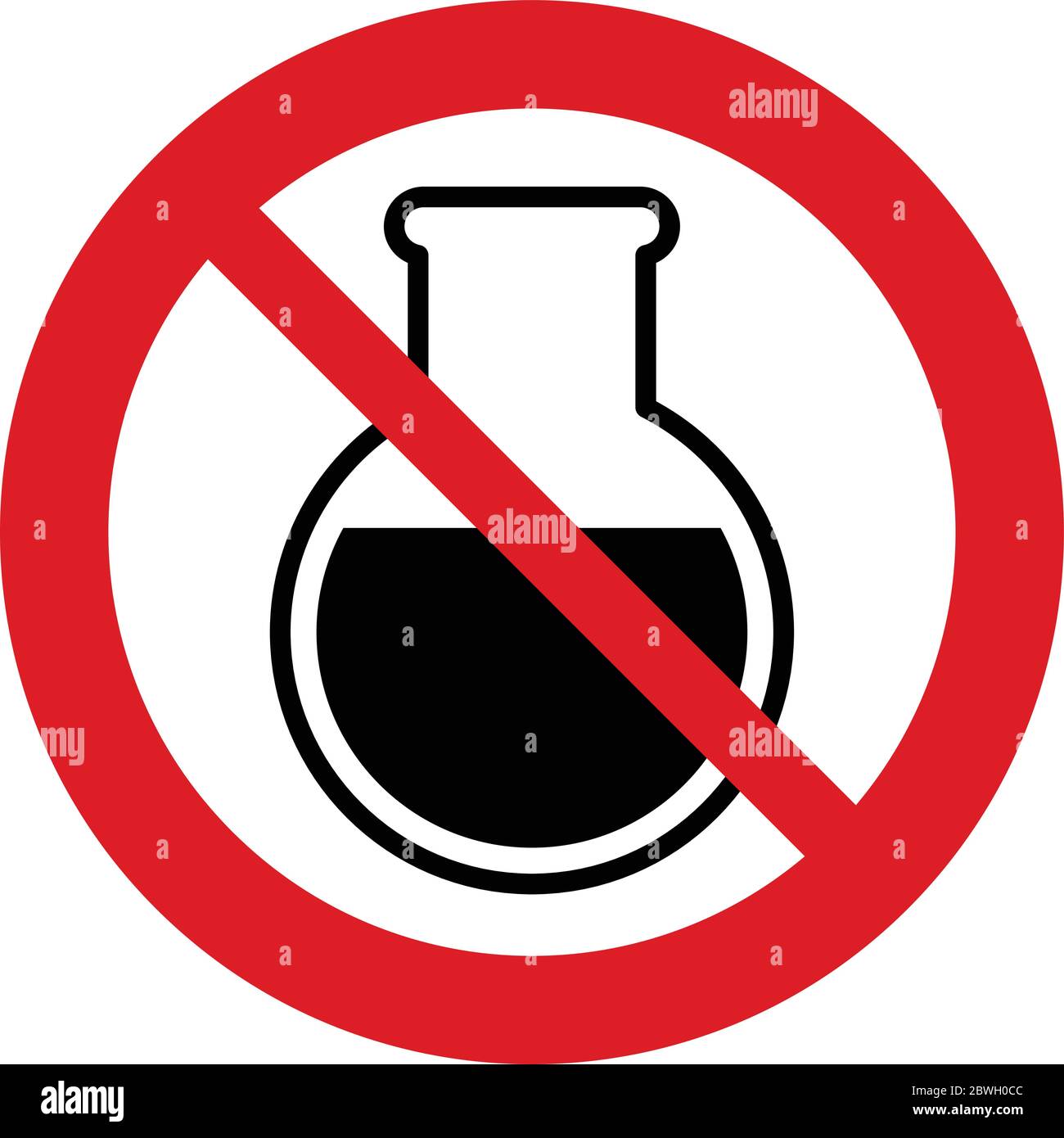Toxic chemicals sign bottle Stock Vector Images - Alamy
